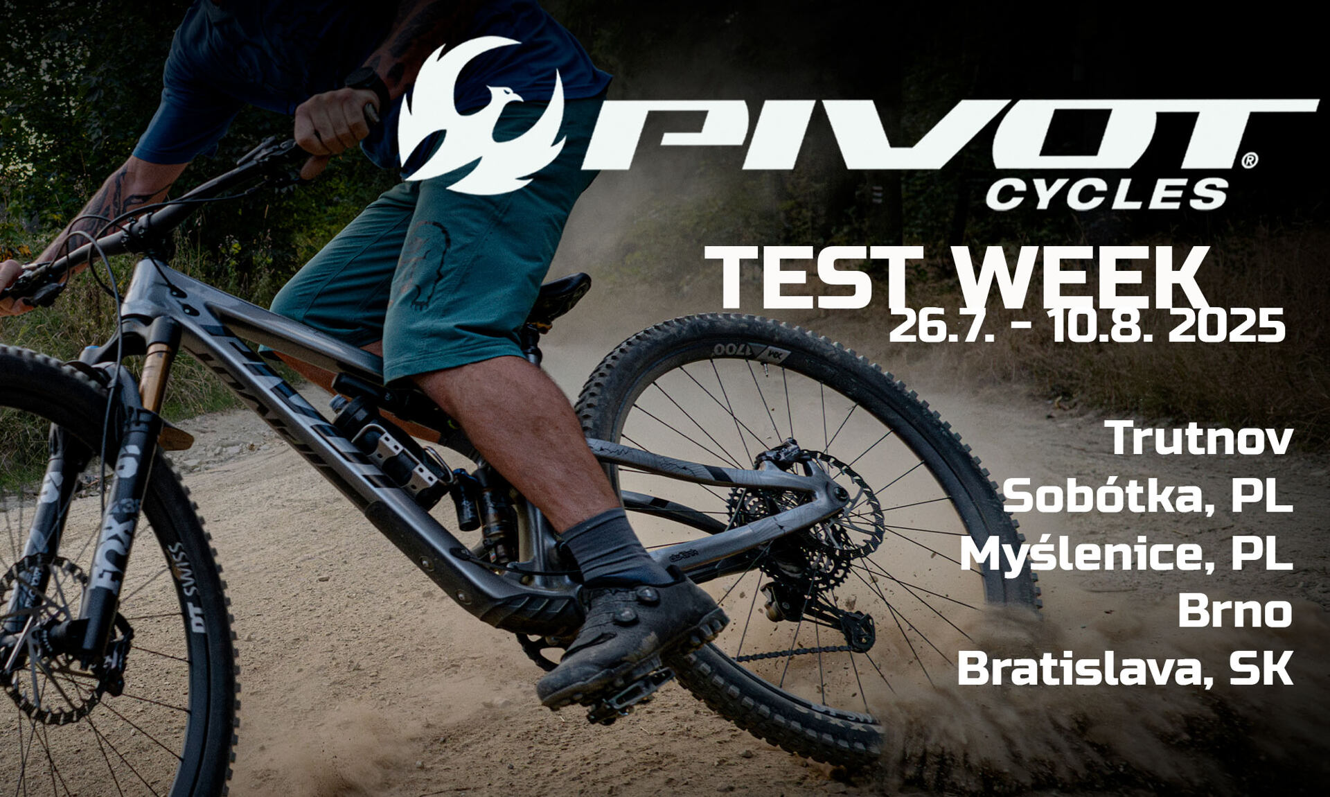 Pivot Test Week 2025: testovací den v Brně | Pepebike